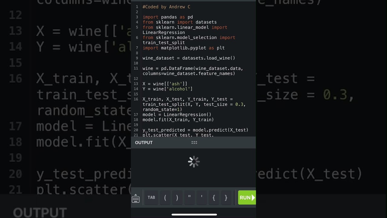 Python Bytes - Matplotlib Test Data Vs Prediction #datascience #coding #python Code in Description