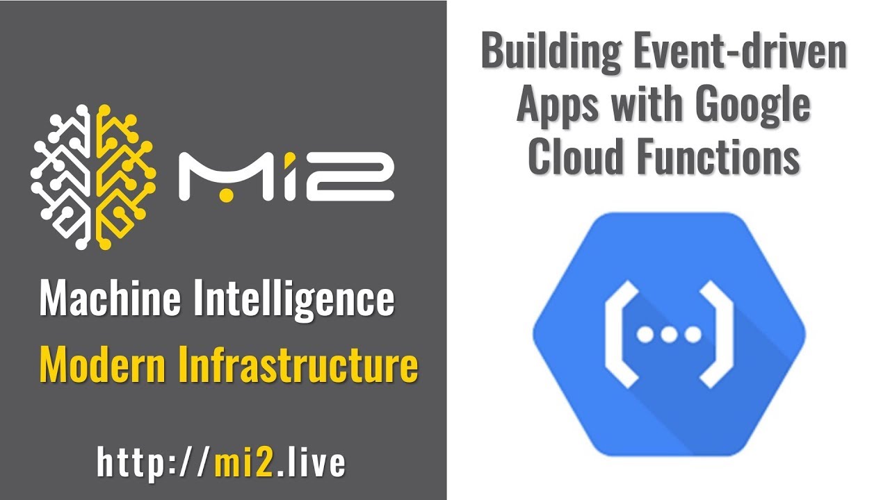 Developing Event driven Applications with Google Cloud Functions