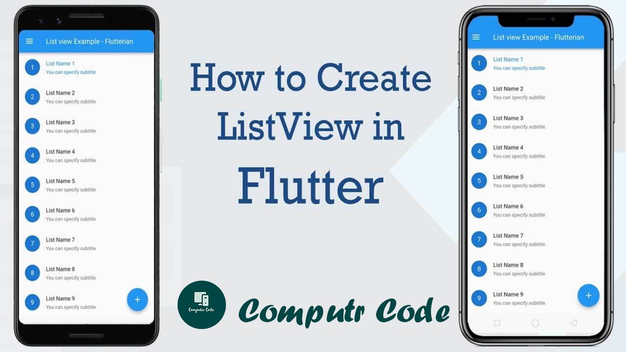Flutter List View Builder | Computer Code
