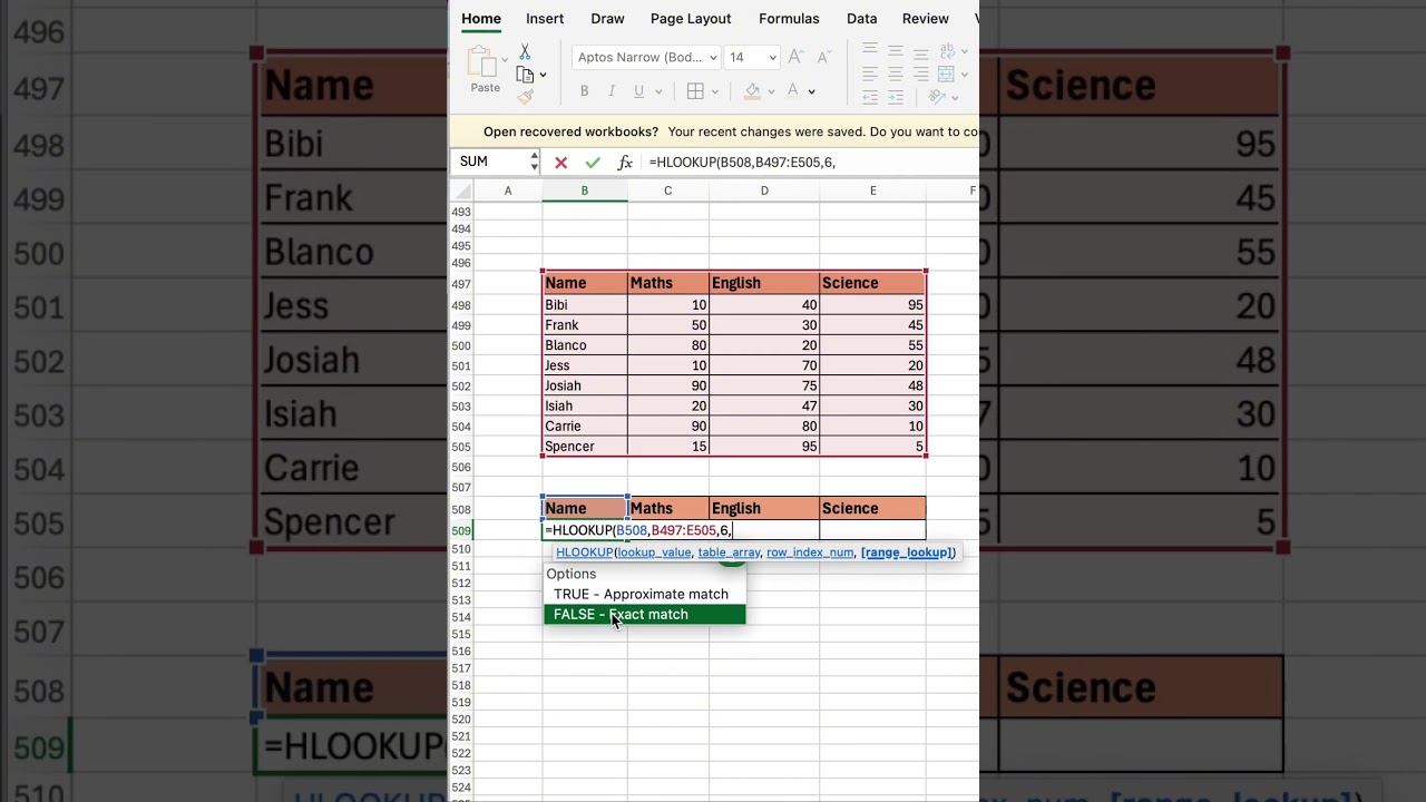 HLOOKUP: The Excel Function You've Never Heard Of (and Why You Need It)