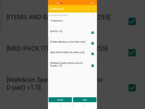Cheat code Pokemon X gameplay