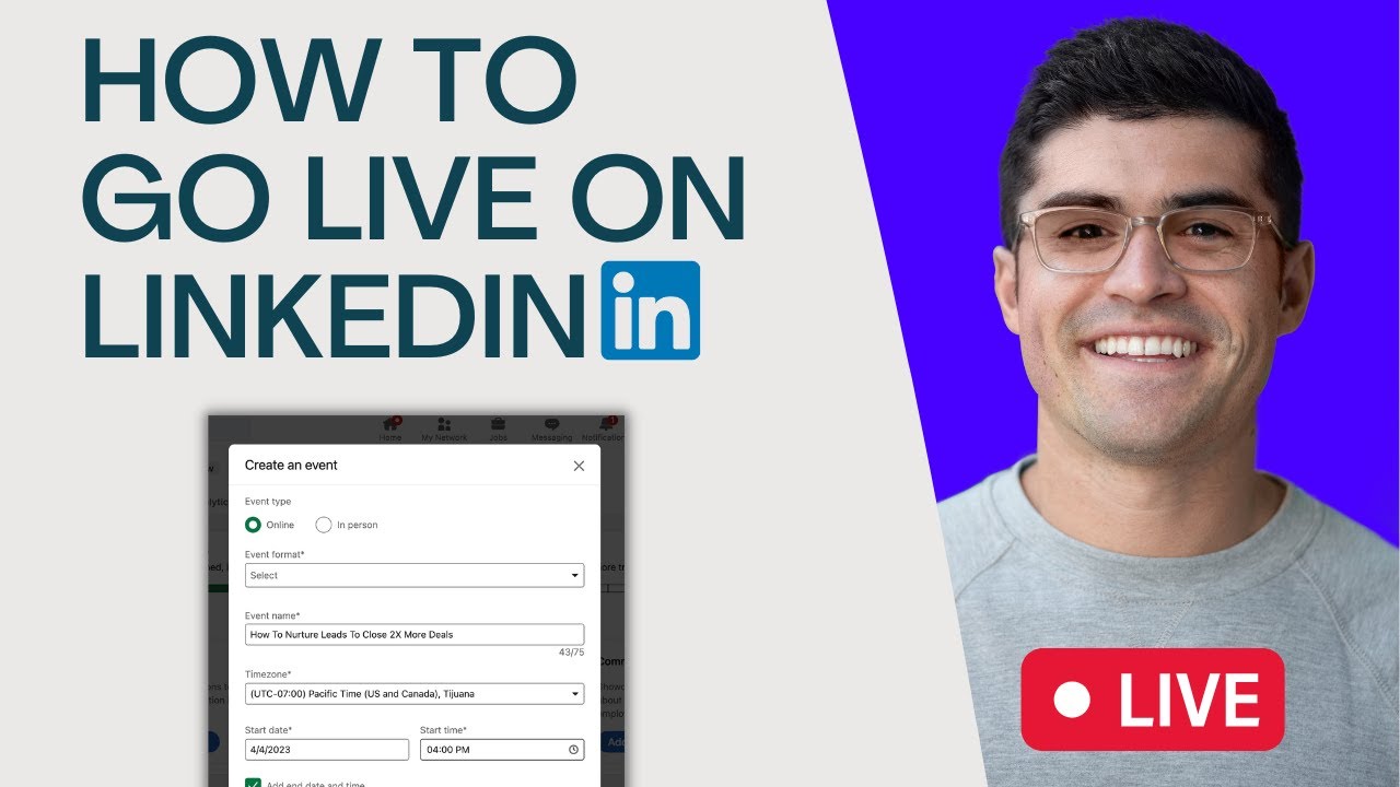 How To Go Live On LinkedIn (FULL TUTORIAL)