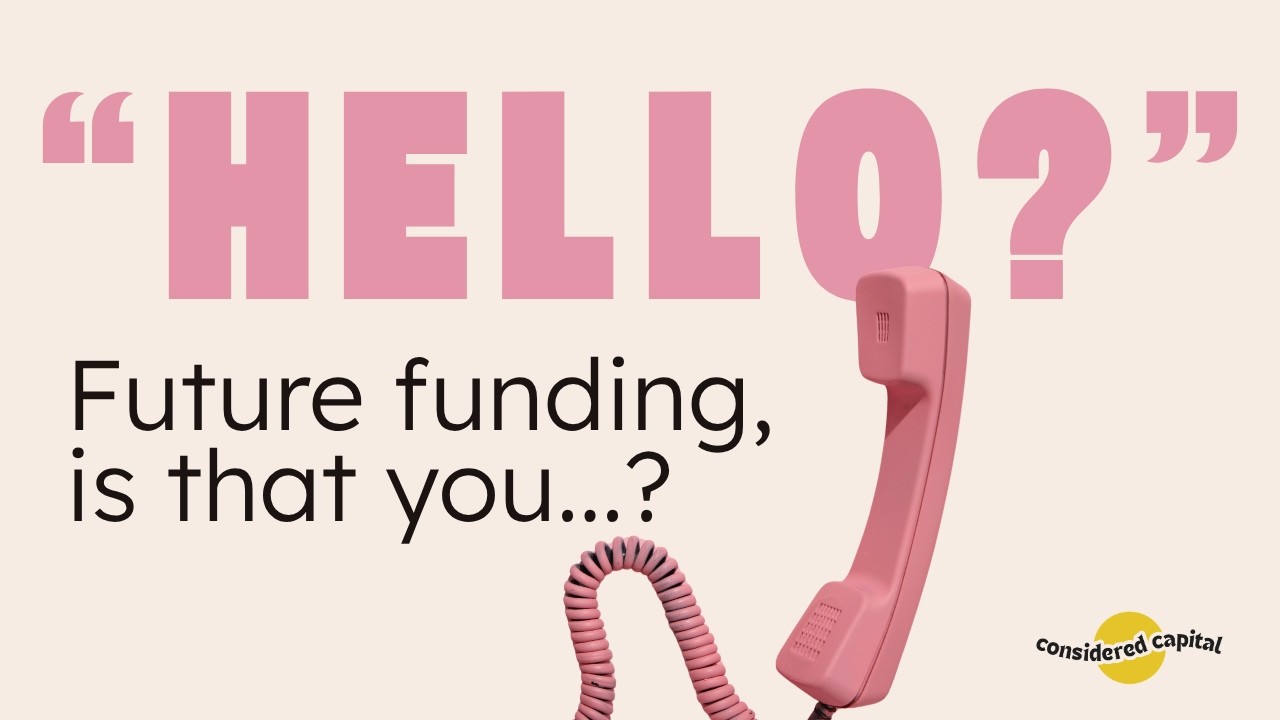 A little voice note from Sam at Considered Capital