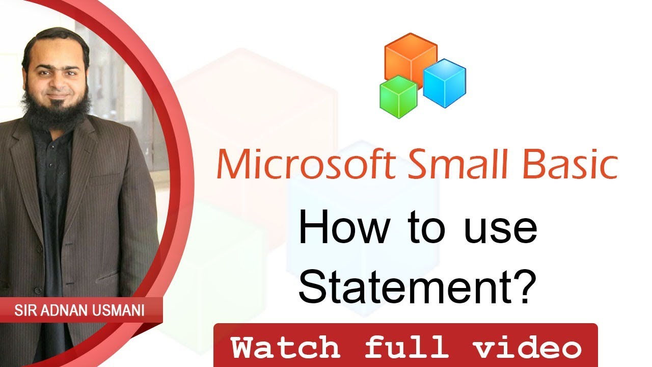 Microsoft Small Basic Lesson1( how to learn programming for beginners)