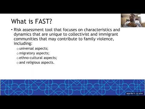 Introduction to the four aspects screening tool (FAST) With Dr. Mohammed Baobaid