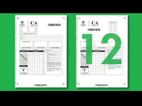 How to Attempt ICAP Answer sheet pattren for CAF