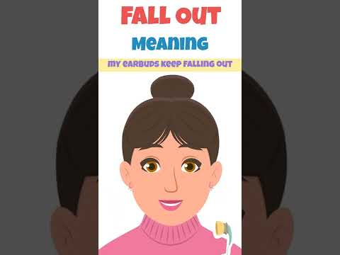 Fall Out Meaning - Usage and Examples #shorts #learnenglish #english