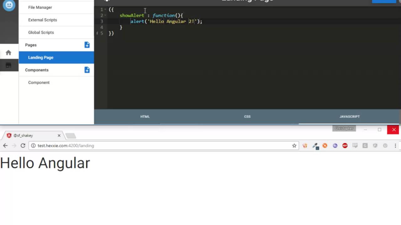 Angular 2 HTML Editor