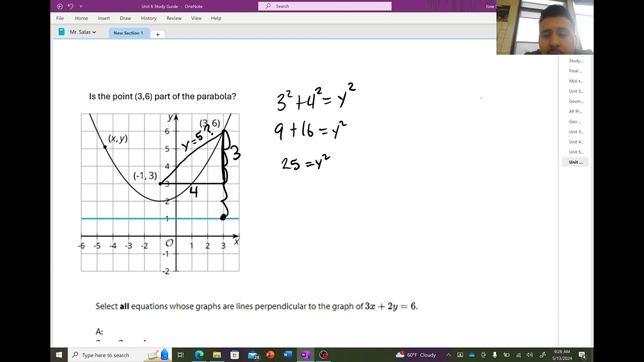 U6 Study Guide Problem 4