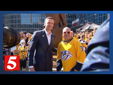 Meet the man behind the Pekka Rinne statue at Bridgestone Arena