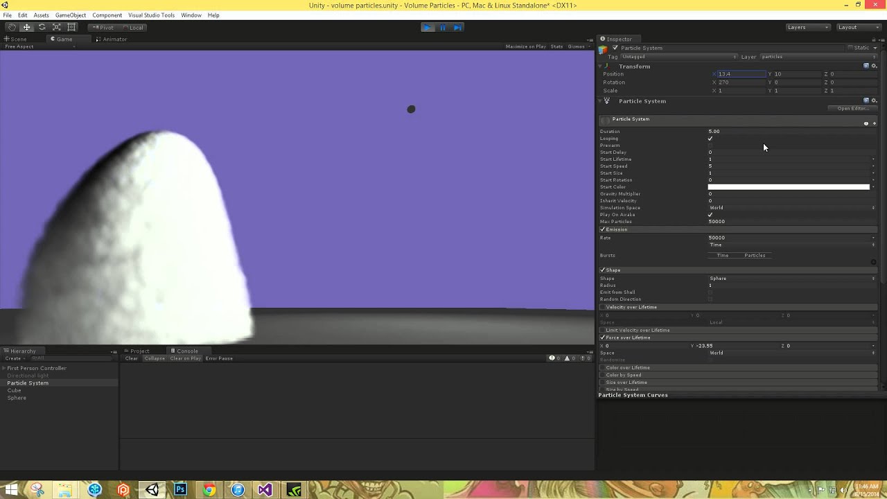 Particle shadow maps