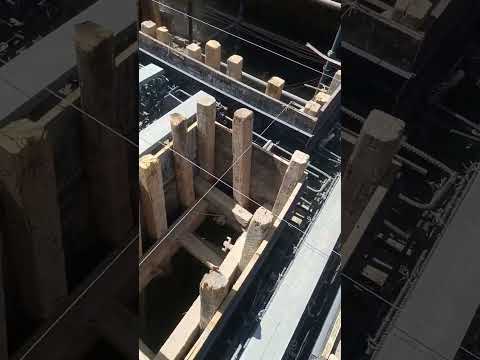 Embedded Plate Installation - construction site video - mr civil engineer