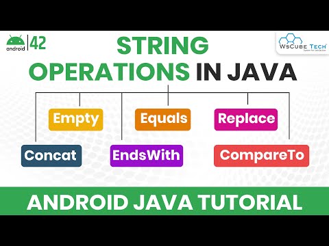 Learn String Operations Kya Hai | Java Strings Tutorial for Beginners | Android Java Tutorial ...