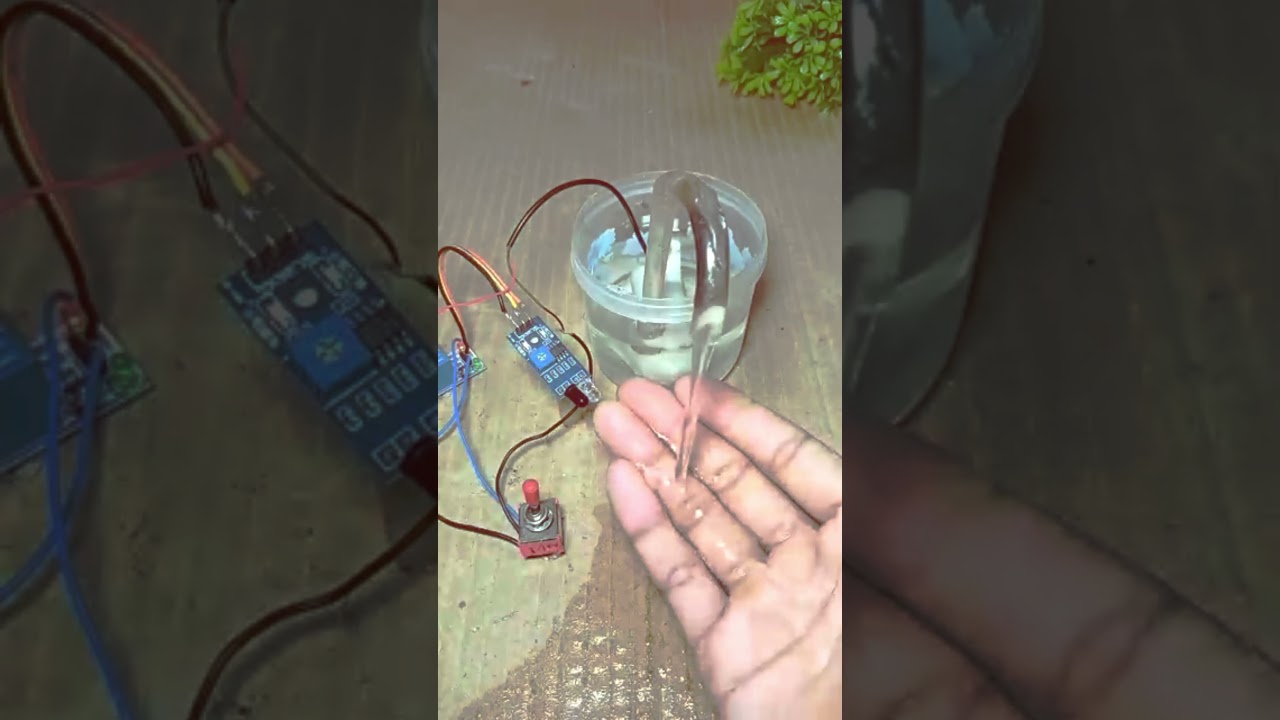 Automatic water tap using IR sensor circuit #tech #project #science