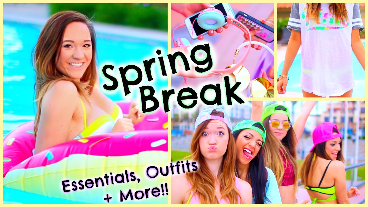 Spring Break 2015 ♡ Essentials, What to Do, Outfits + More!!