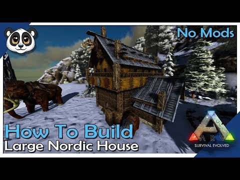 Steam Community :: Video :: How To Build Large Nordic House | ARK ...