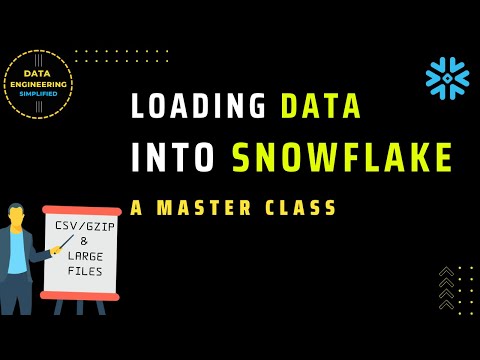 Loading Data Into Snowflake| Upload CSV/GZIP & Large Files | Ch-01 Snowflake Data Loading Tutorial