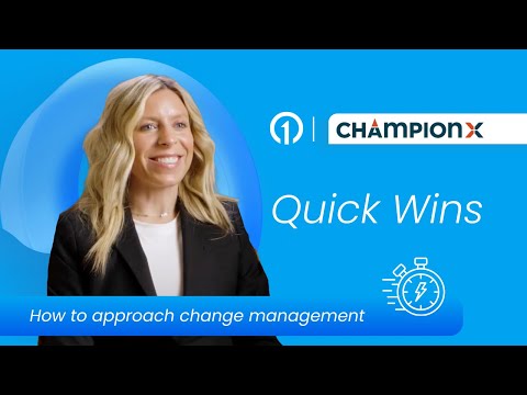 ChampionX Client Interview with Linda Hadden: Adoption Change Management