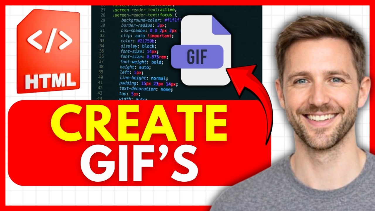 How To CREATE GIFs In HTML (EASY) 2026