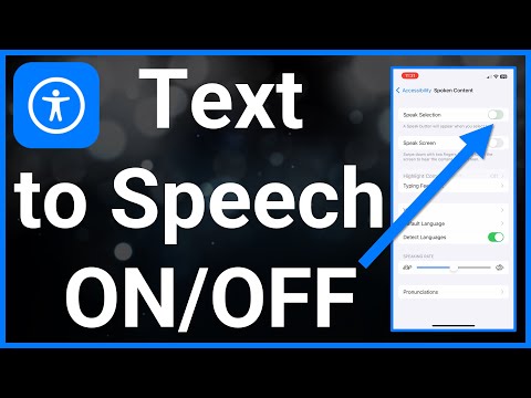 How To Turn On Or Off Text To Speech On iPhone