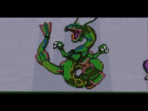 Rayquaza with Timelapse Minecraft Project
