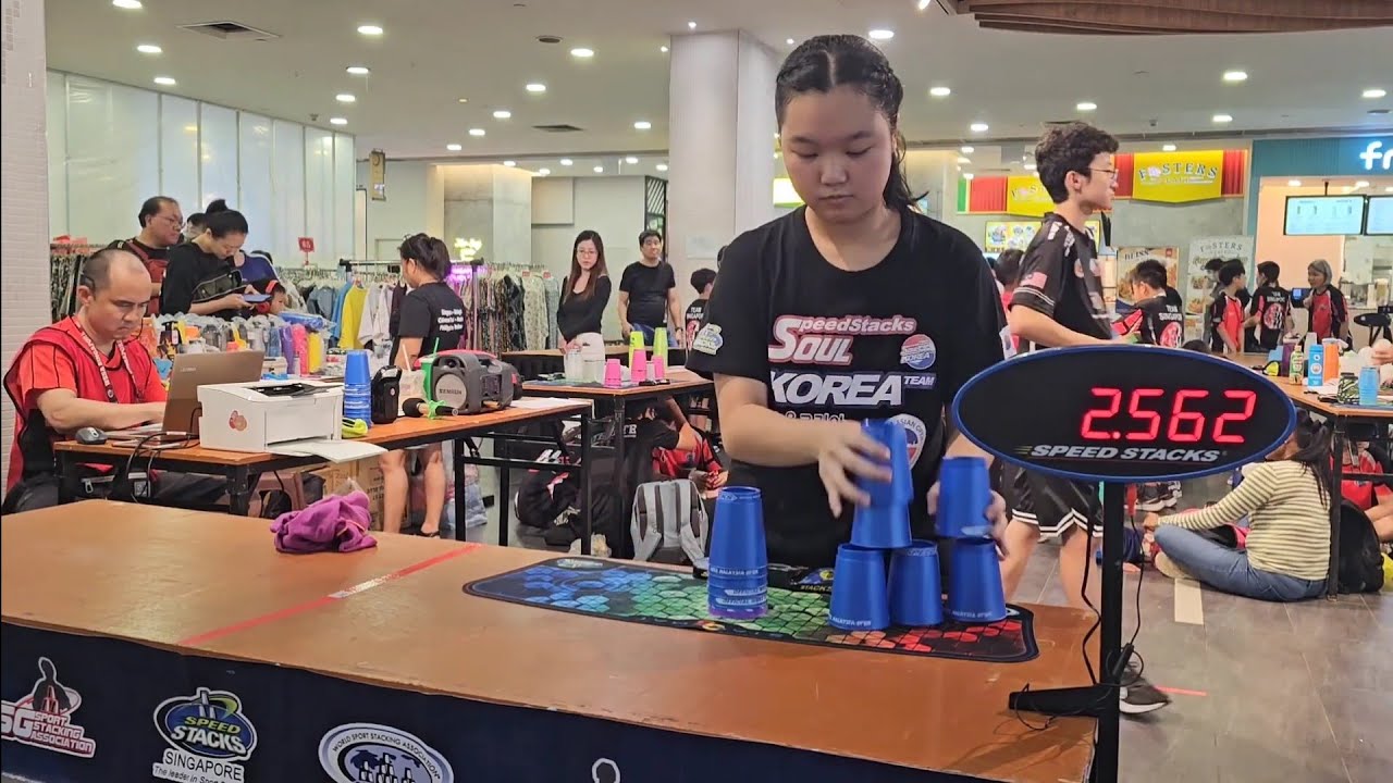 WSSA 2023 Yew Tee 5 Point 28 Sport Stacking Competition