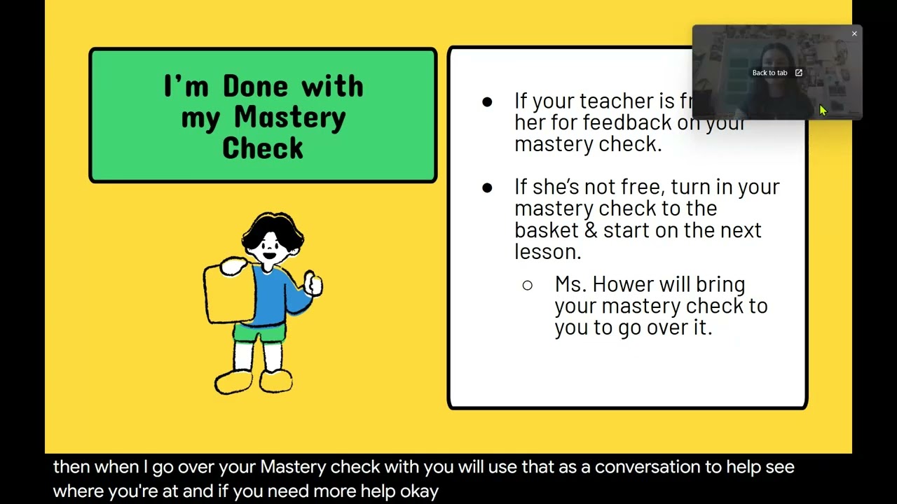 Mastery Based Progress