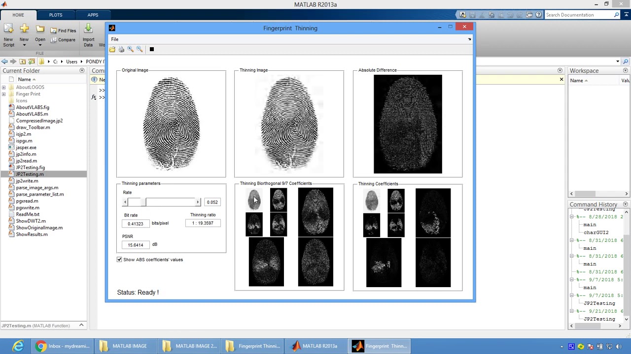 Fingerprint Thinning Compression Using MATLAB - OKOK PROJECTS- Final ...