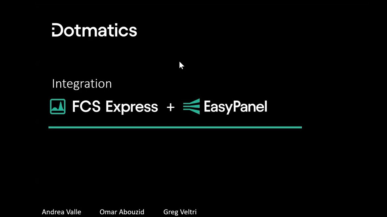 Seamless panel design with the new FCSExpress-EasyPanel Integration