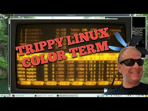 Trip out on this awesome retro color terminal for your Linux system. Groovy, baby!