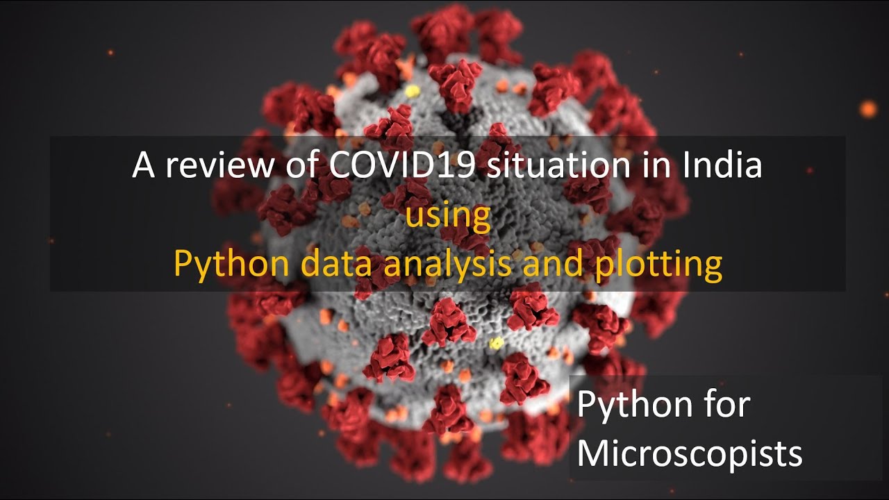 A review of COVID19 situation in India using Python data analysis and plotting
