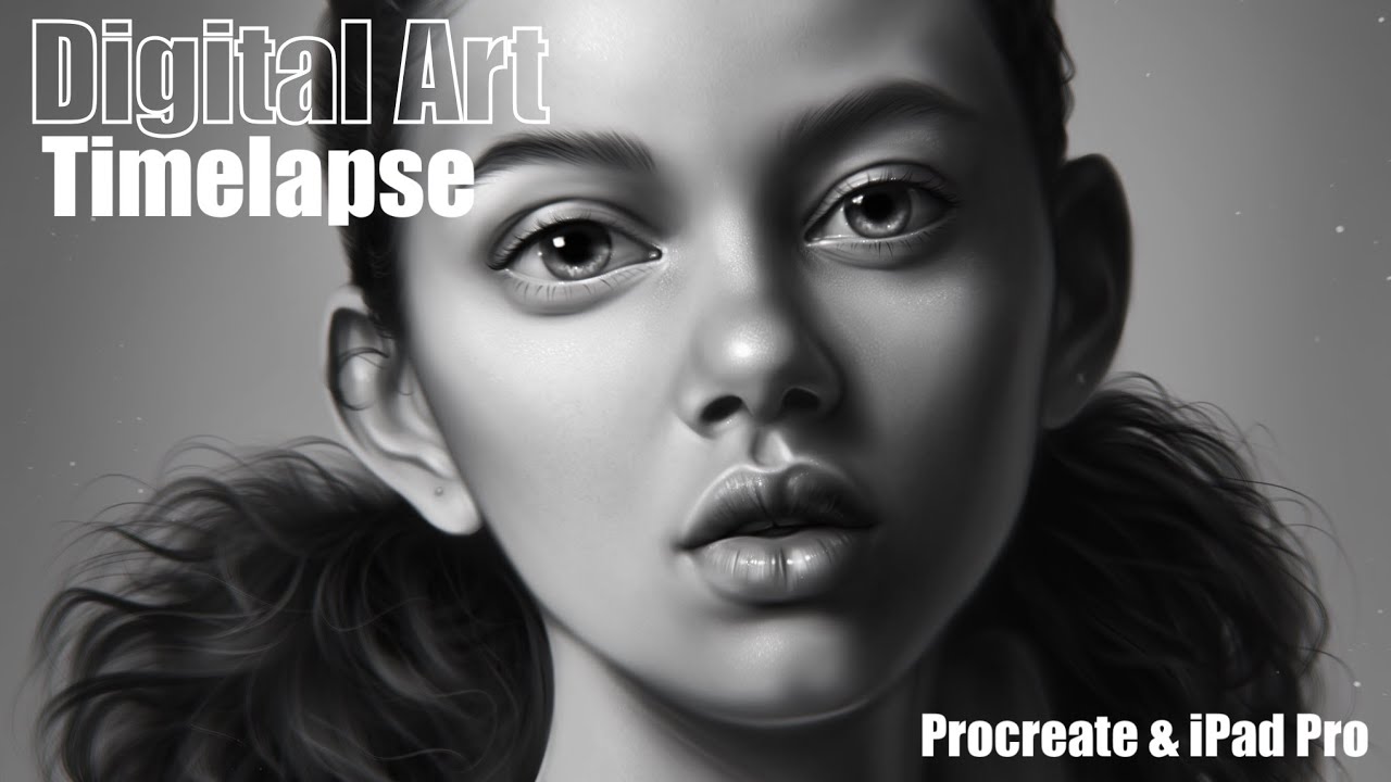 Digital Painting Timelapse - Portrait Realism