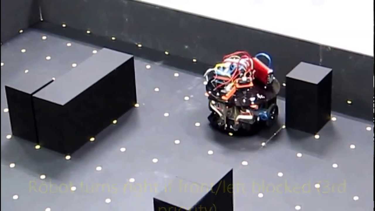 Robot running pathfinding algorithm