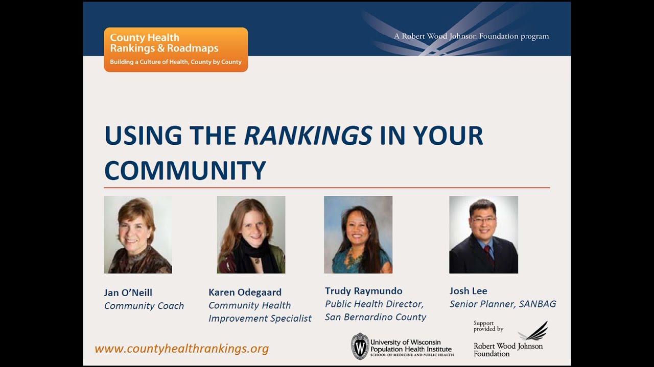 Using the Rankings in your Community