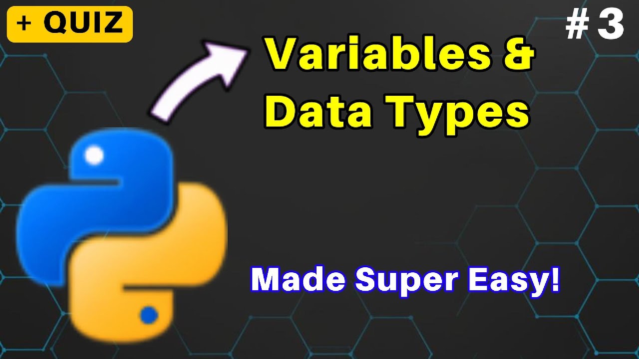 3. Python for Beginners: Variables and Data Types Explained Simply #python #tutorial