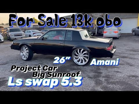 1983 Regal For Sale 26s Ls Swap Good Project Car