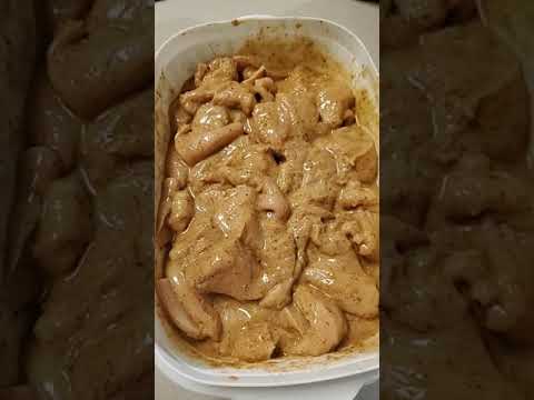 marinated chicken shawarma