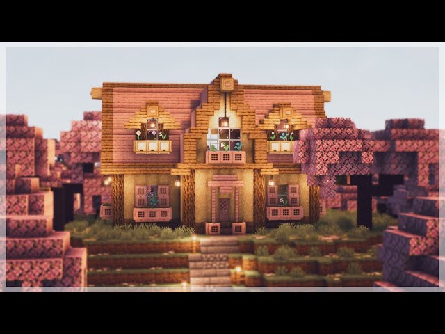 Cottagecore Cherry Blossom House 🌸 | Free Schematic Download ...