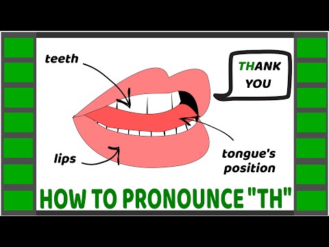 How to pronounce "TH" in English