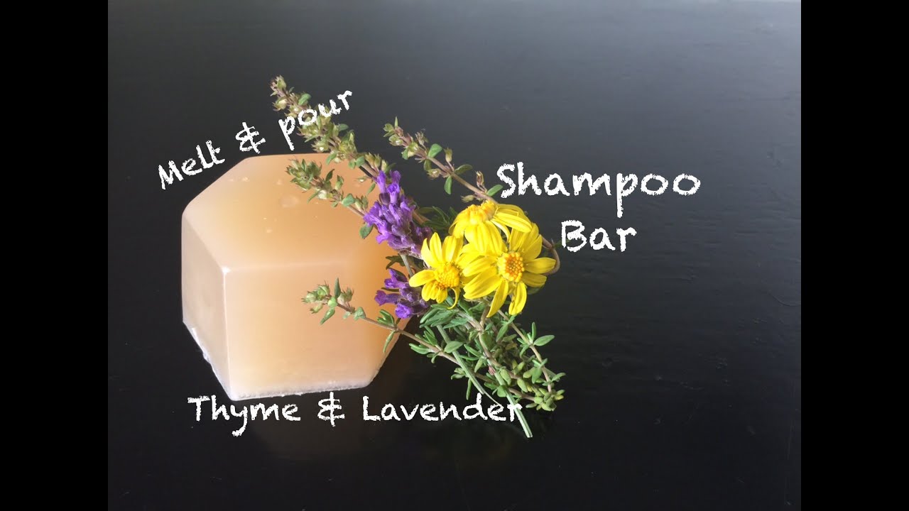 Homemade shampoo SLS Free Ylang Ylang , Lavender & Thyme melt & pour Recipe