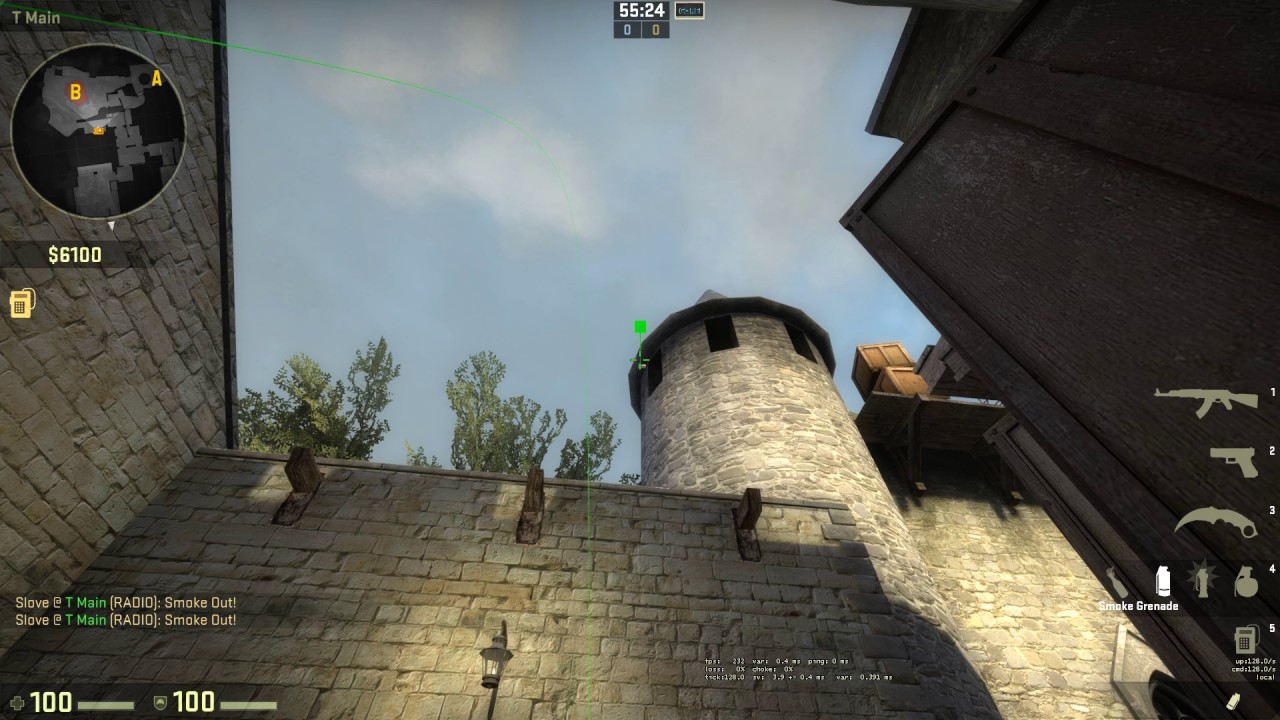 de cbble - B site smoke execute