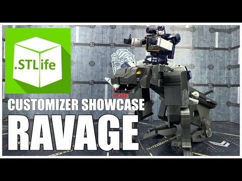 🐱 Darkest Hour Designs "Big Cat" aka Ravage CAD files only・ 3D File for ...