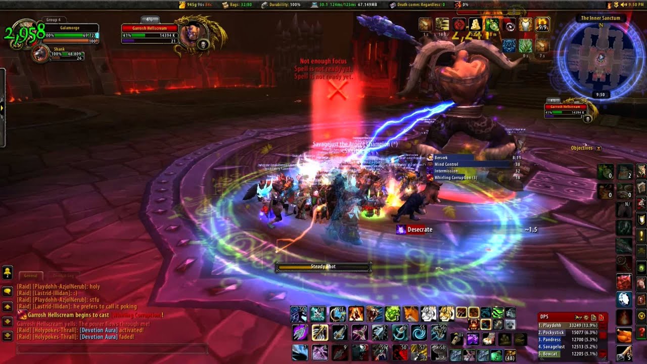 Garrosh Hellscream Heroic boss fight