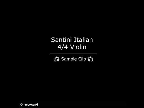 Santini Italian 4/4 Violin with New Strings - Beginner to | Reverb