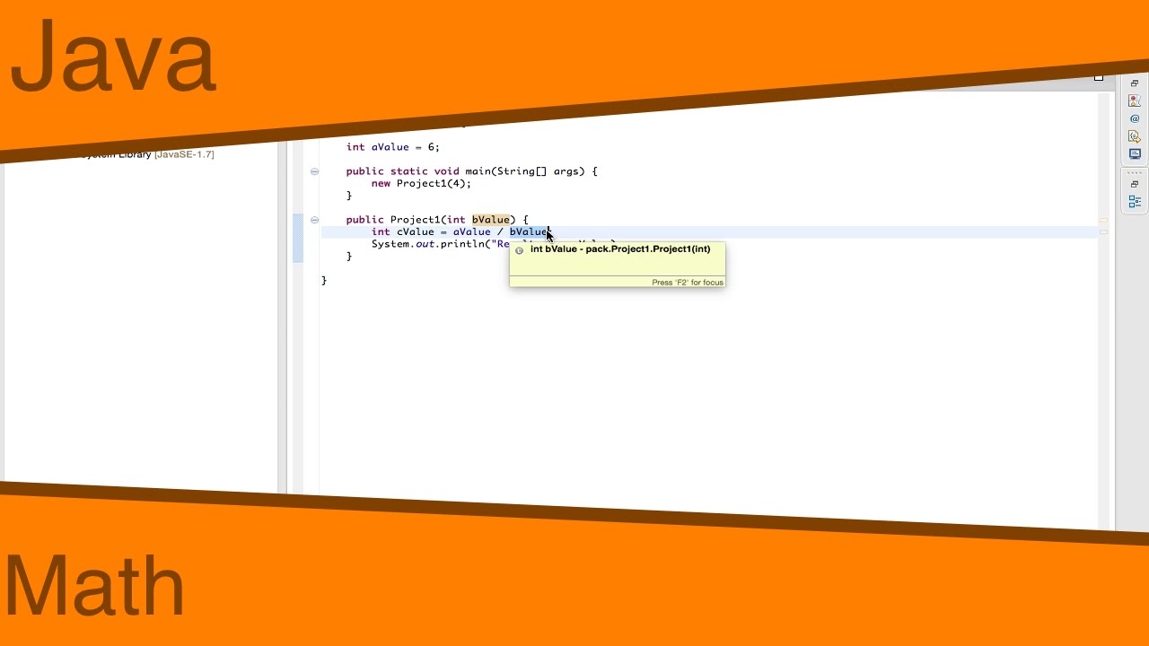 Java Ep6 - Math
