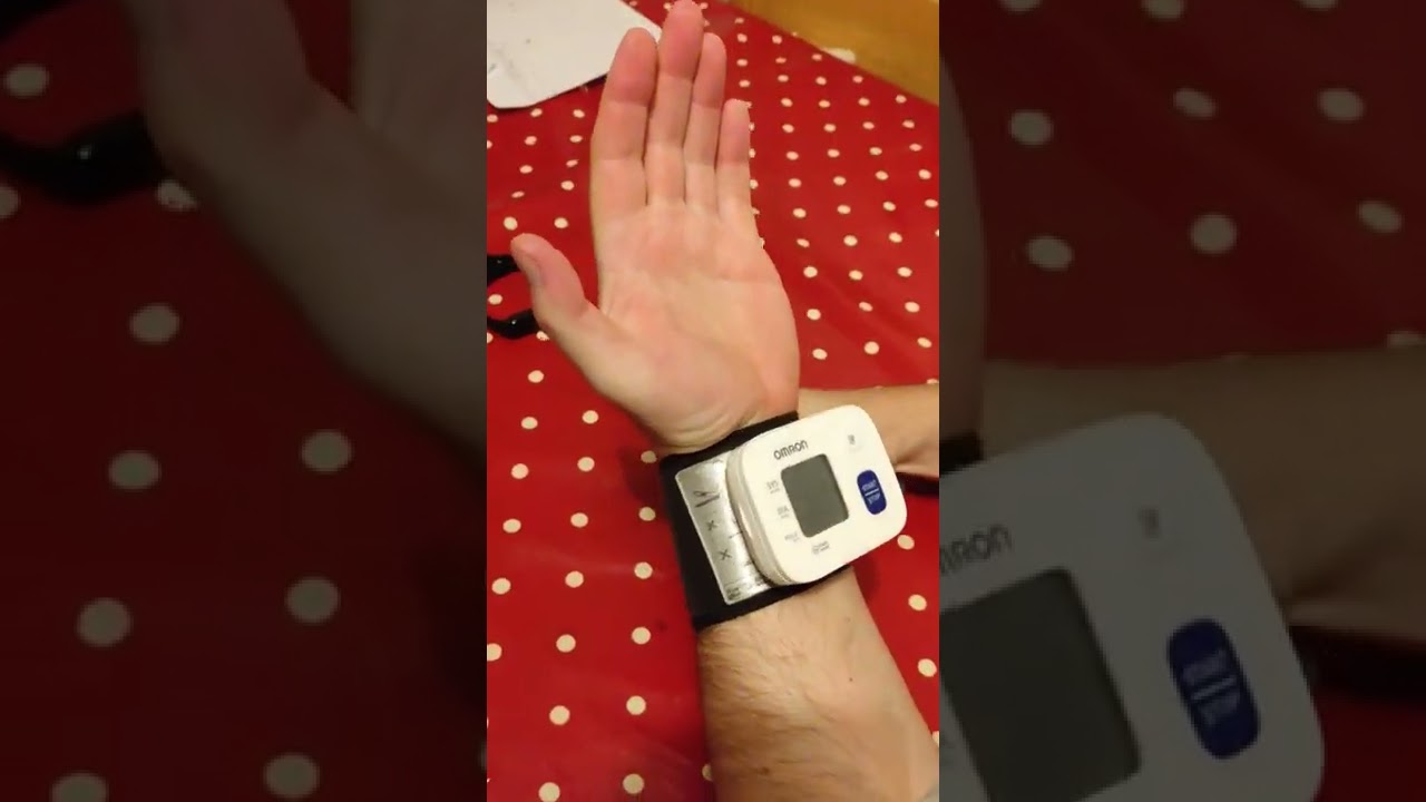 How to take your blood pressure using a wrist cuff monitor