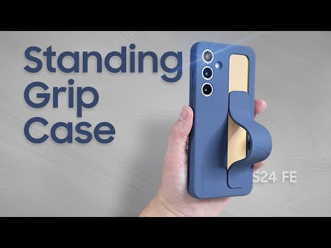 Samsung Galaxy S24 FE Standing Grip Case Unboxing & Review | Must-Have Accessory for Your Phone!