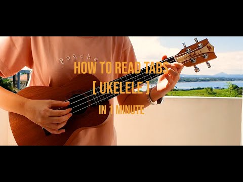 How To Read Tabs [ Ukelele ] in 1 Minute || Poached