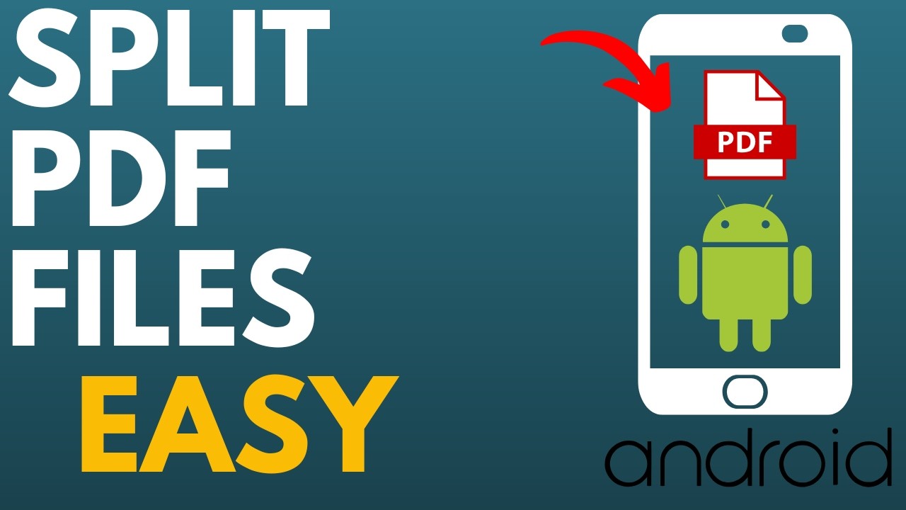 How to Split PDF File on Android Phone - FREE