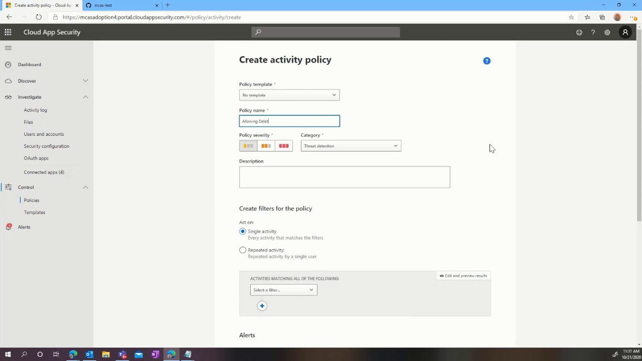 Microsoft Cloud App Security: Protecting GitHub
